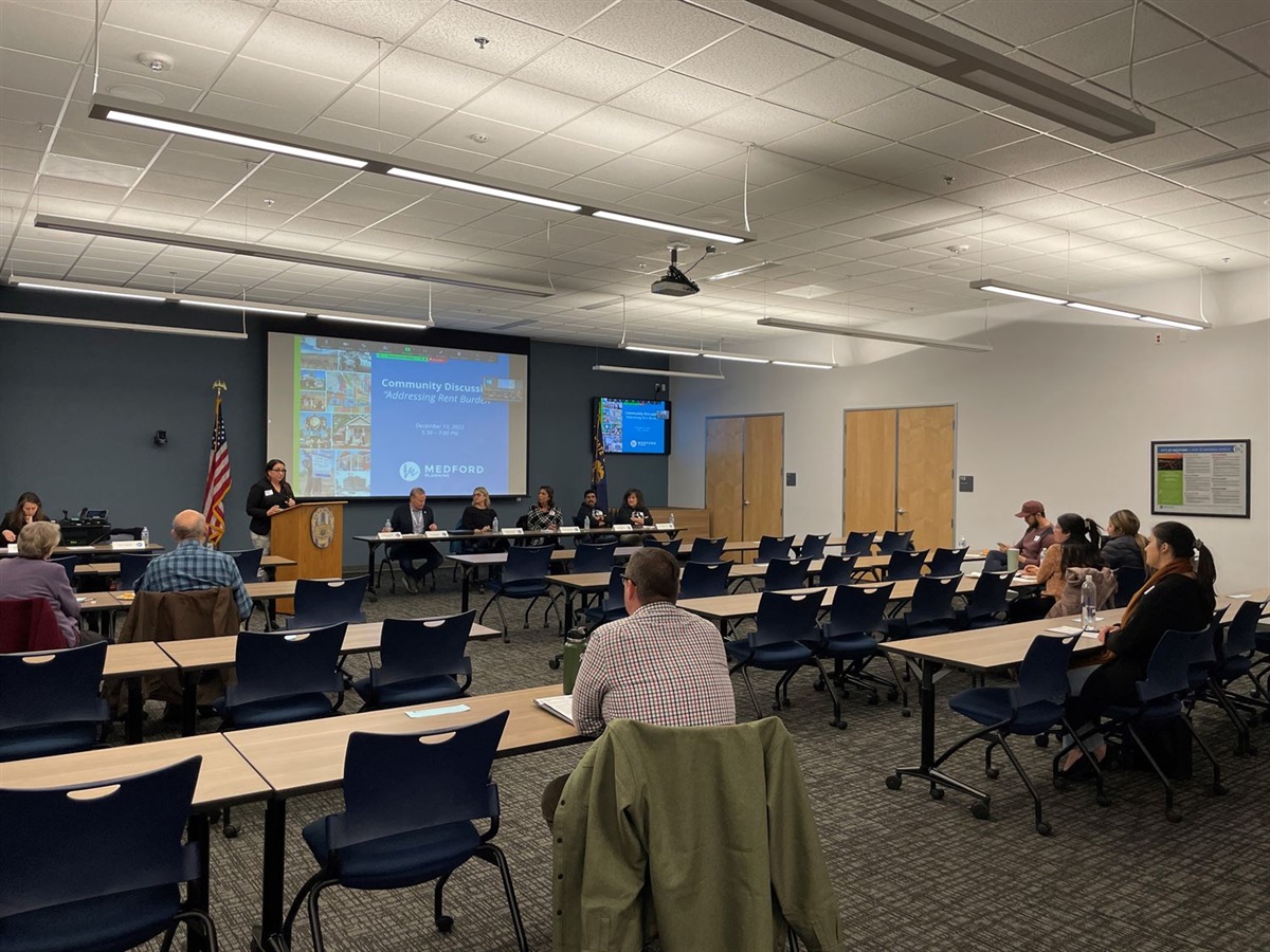 City Holds Community Discussion on Rent Burden City of Medford